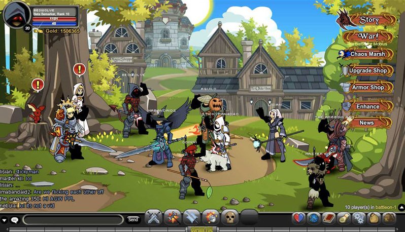 AdventureQuest Worlds Análise e Forum - MMOs Brasil
